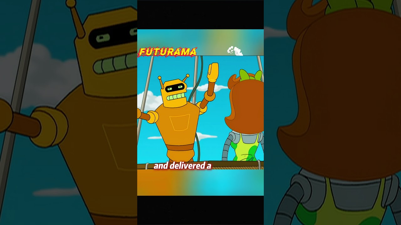 Bender disguised himself as a woman to compete in the Women’s Robot Competition