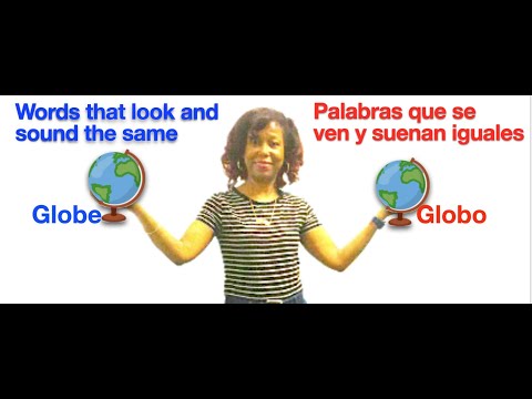 Words that Look and Sounds the Same. Suenan iguales. Cognates/Cognados. Foundations for Spanish