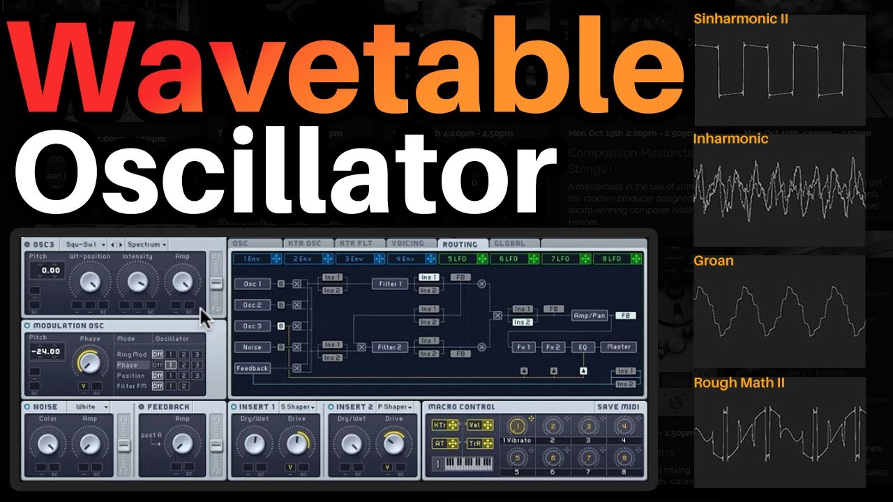 The Wavetable Oscillator - Learn NI Massive - Sound Design Tutorial