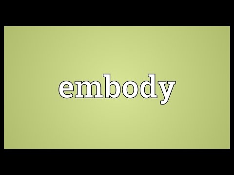Embody Meaning