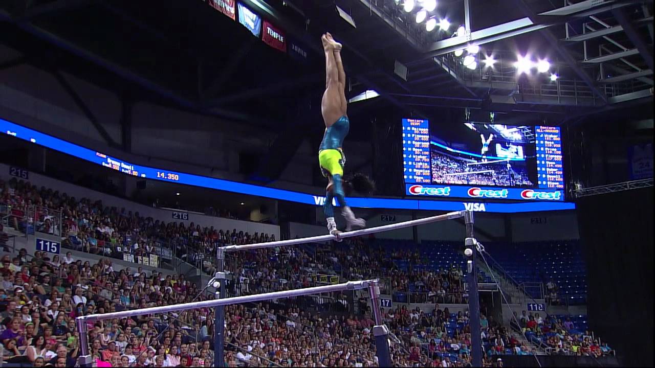 Gabby Douglas - Uneven Bars - 2012 Visa Championships - Sr Women - Day 2