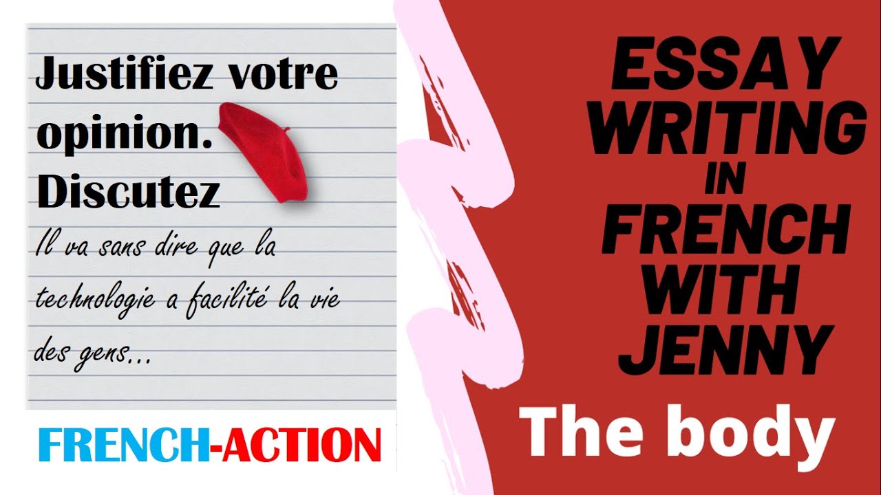 EXAMPLE OF FRENCH ESSAY-WRITING for CAPE,  DELF B2, A' LEVEL with Jenny at your fingertips