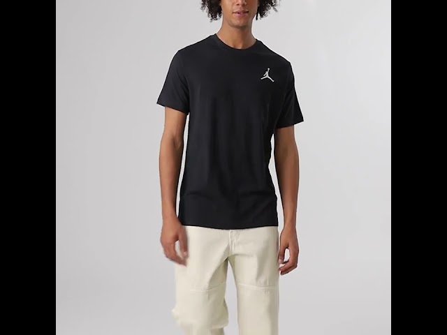 JORDAN TEE SHIRT JUMPMAN EMBROIDERY BLACK - T-SHIRTS MEN | Courir.com