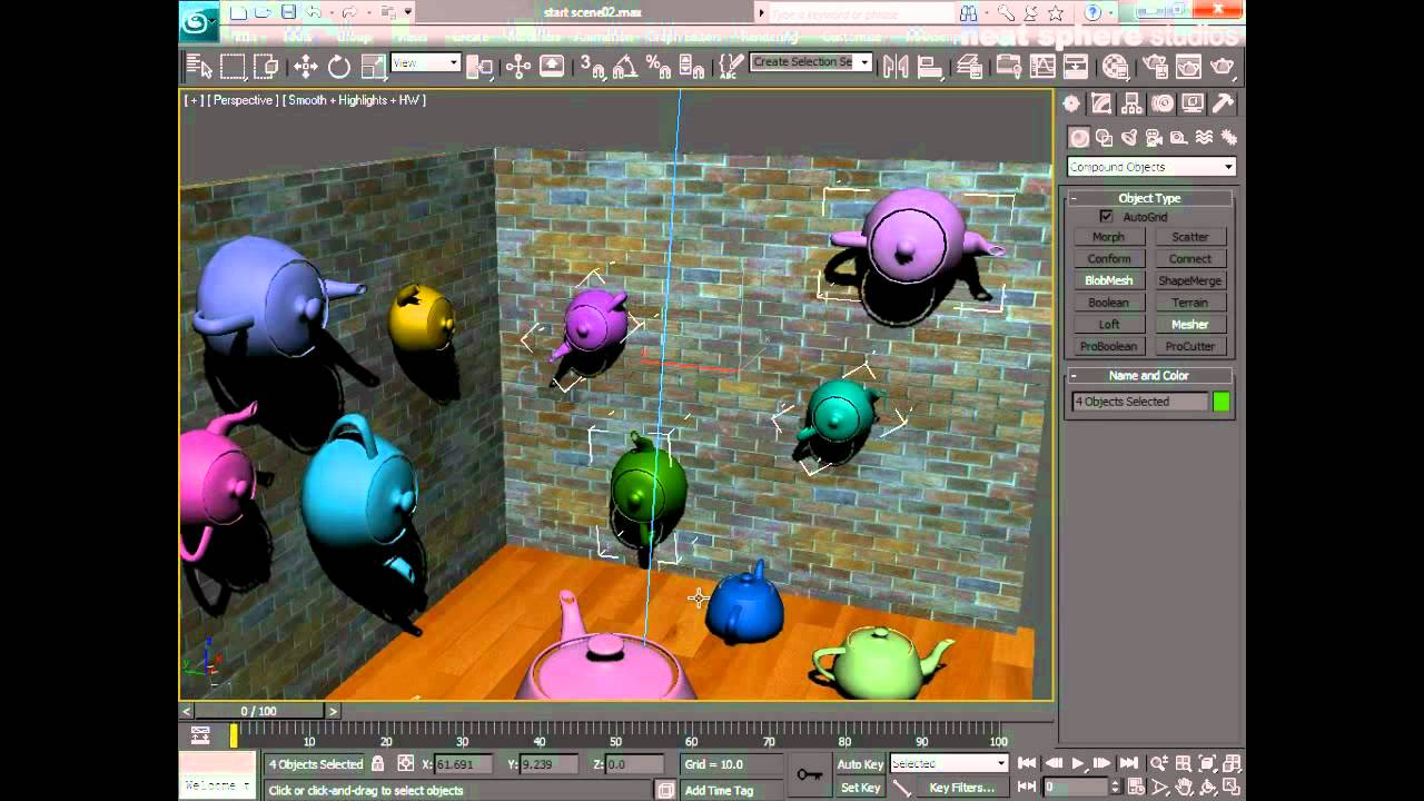 Learn  Autodesk 3ds Max - Chapter 7 - Using The Align Tool