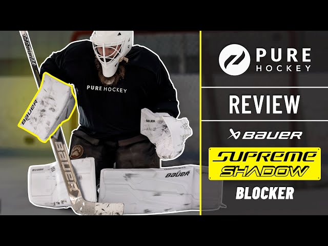 Bauer Supreme Shadow Goalie Blocker - Senior | Pure Goalie Equipment
