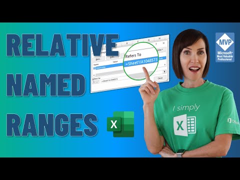 Excel Relative Named Ranges - A Secret of Excel Pro Users
