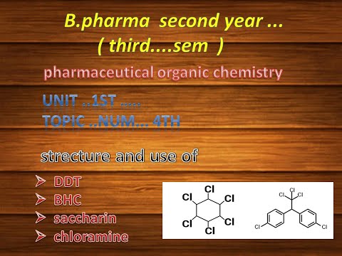 strecture and use of #DDT ,#BHC, #saccharin, and #chloramine
