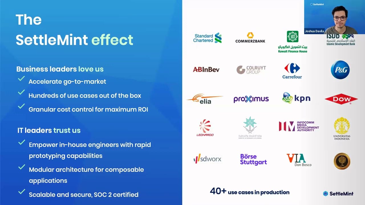 BPaaS Platform Overview | Settlemint Platform Features