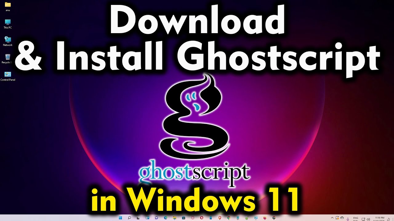 How To Download & Install Ghostscript On Windows 11