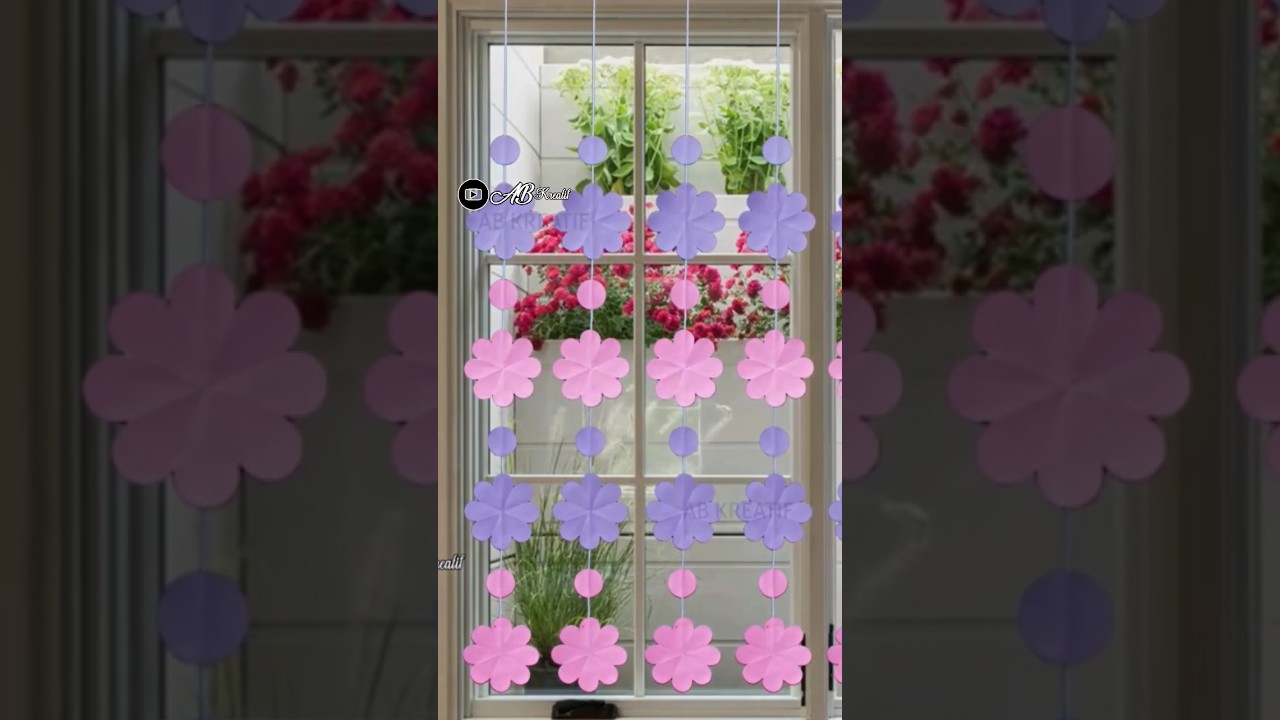 hiasan dinding kelas dari kertas origami #hiasankelas