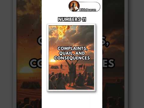 Numbers 11: Complaints, Quail, and Consequences #BibleStories #Numbers11 #FaithJourney