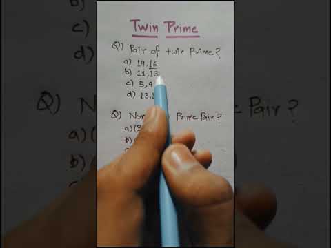 TWIN PRIME NUMBERS 🤔??