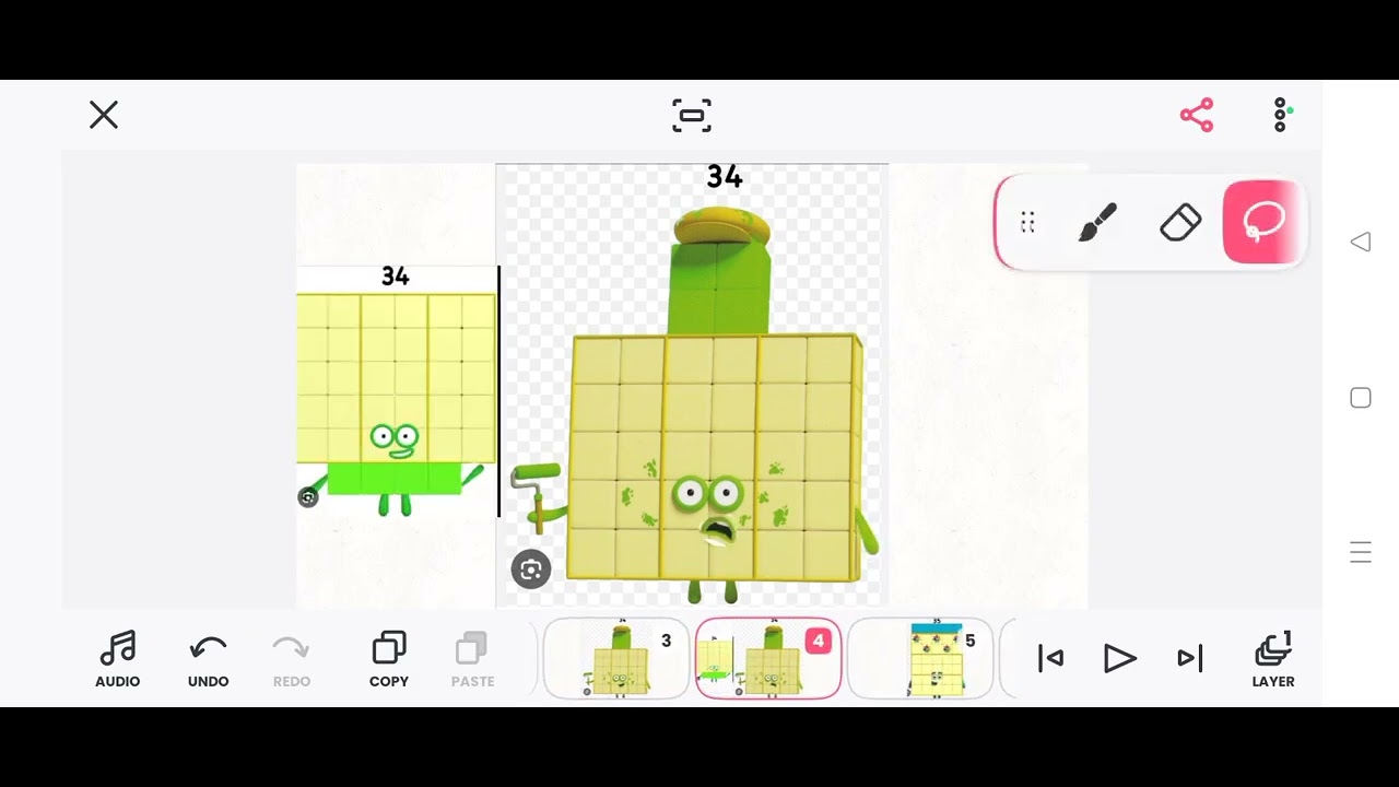 Numberblocks 34 crying