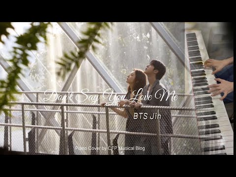 BTS Jin Don't Say You Love Me | Easy Piano Cover