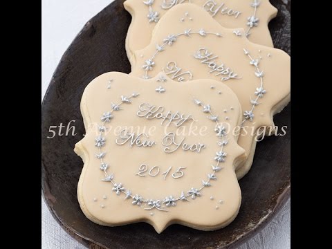 Customize your Confections with Royal Icing Lettering | sweetsiom