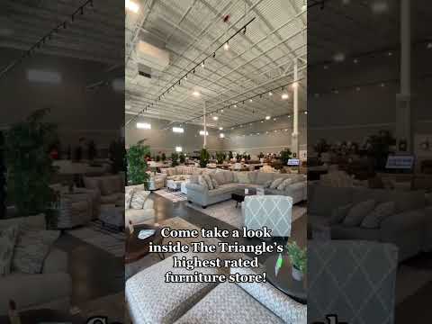 The Triangle's HIGHEST rated furniture store! #shorts