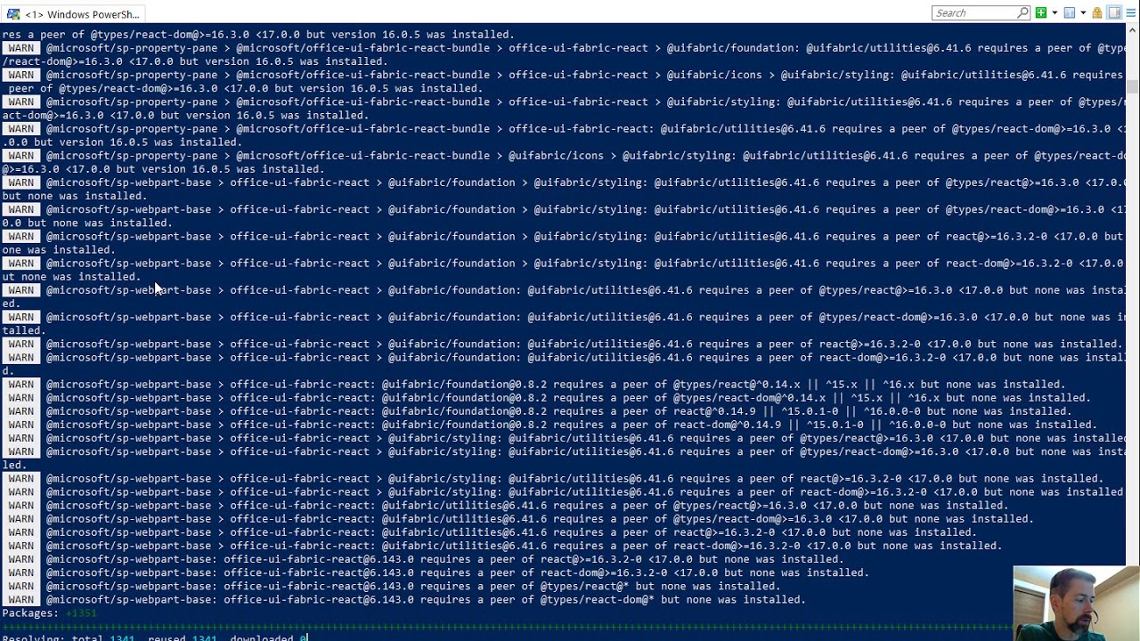 VIDEO - Reduce SPFX Node Modules from 50,000 files to 1,000