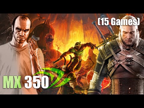 Nvidia Geforce MX350 Laptop Test in 15 Games