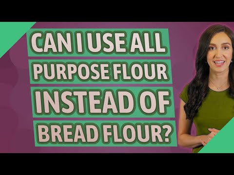 Can I use all purpose flour instead of bread flour?