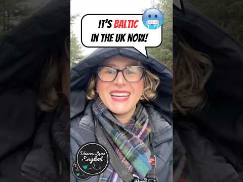 “It is Baltic!” 🥶 Explained #britishenglish #britishweather