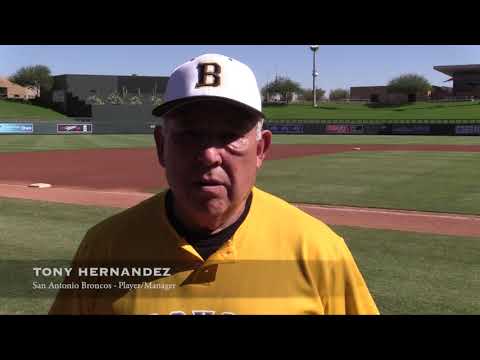 TONY HERNANDEZ SAN ANTONIO BRONCOS MANAGER PLAYER