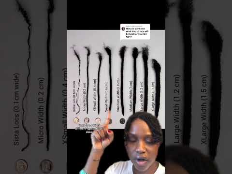 HOW TO CHOOSE YOUR LOC TYPE/SIZE #locs #microlocs #sisterlocation