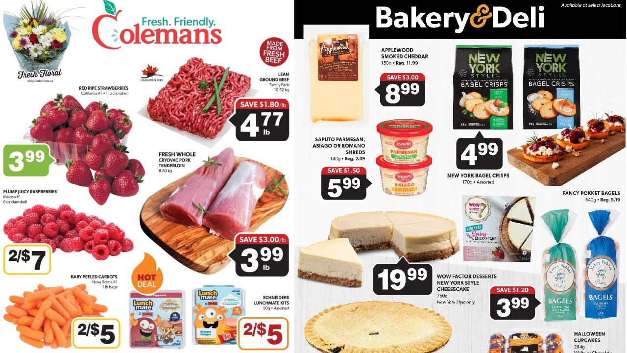 Coleman's Flyer Canada 🇨🇦 | Octobre 12 - October 18
