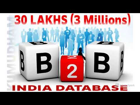 India B2B Database - 2021 Email & Mobile Database