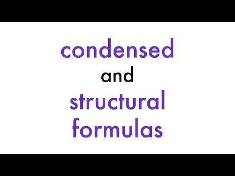 Condensed and Structural Formulas | Professor Adam Teaches