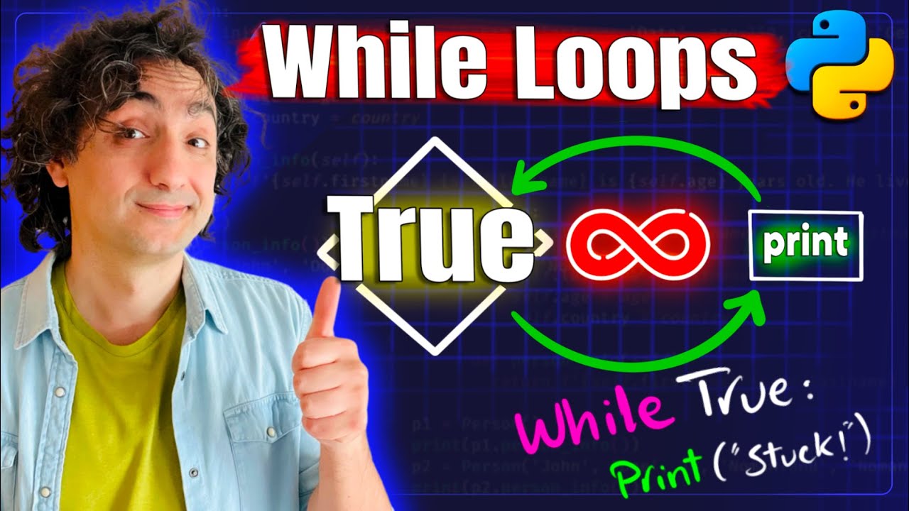 Python While Loops (Visually Explained) | For vs While Loops | #Python Course 21