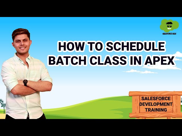 How to Schedule Batch Class In Apex | S2 Labs