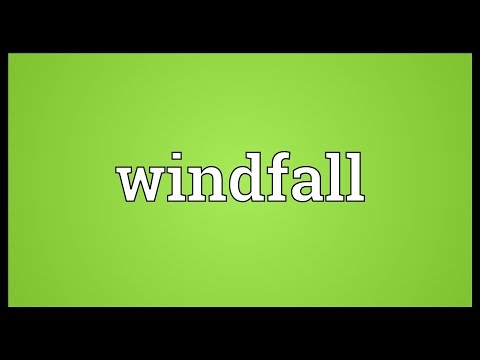 Windfall Meaning