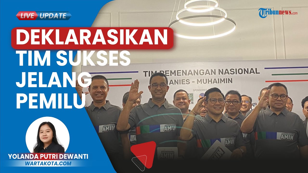 Anies Baswedan Gelar Konferensi Pers Umumkan Struktur Timnas AMIN, Tim ...