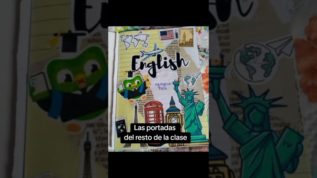 The best English covers part 1 #beautifulcovers #notebook #covers #creativedrawings