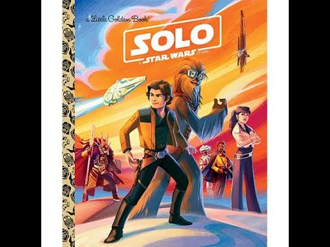 Little Golden Books Star Wars Solo a Howie Cat Reading