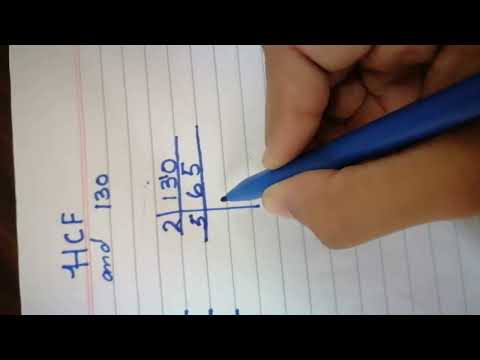 HCF OF 78 AND 130