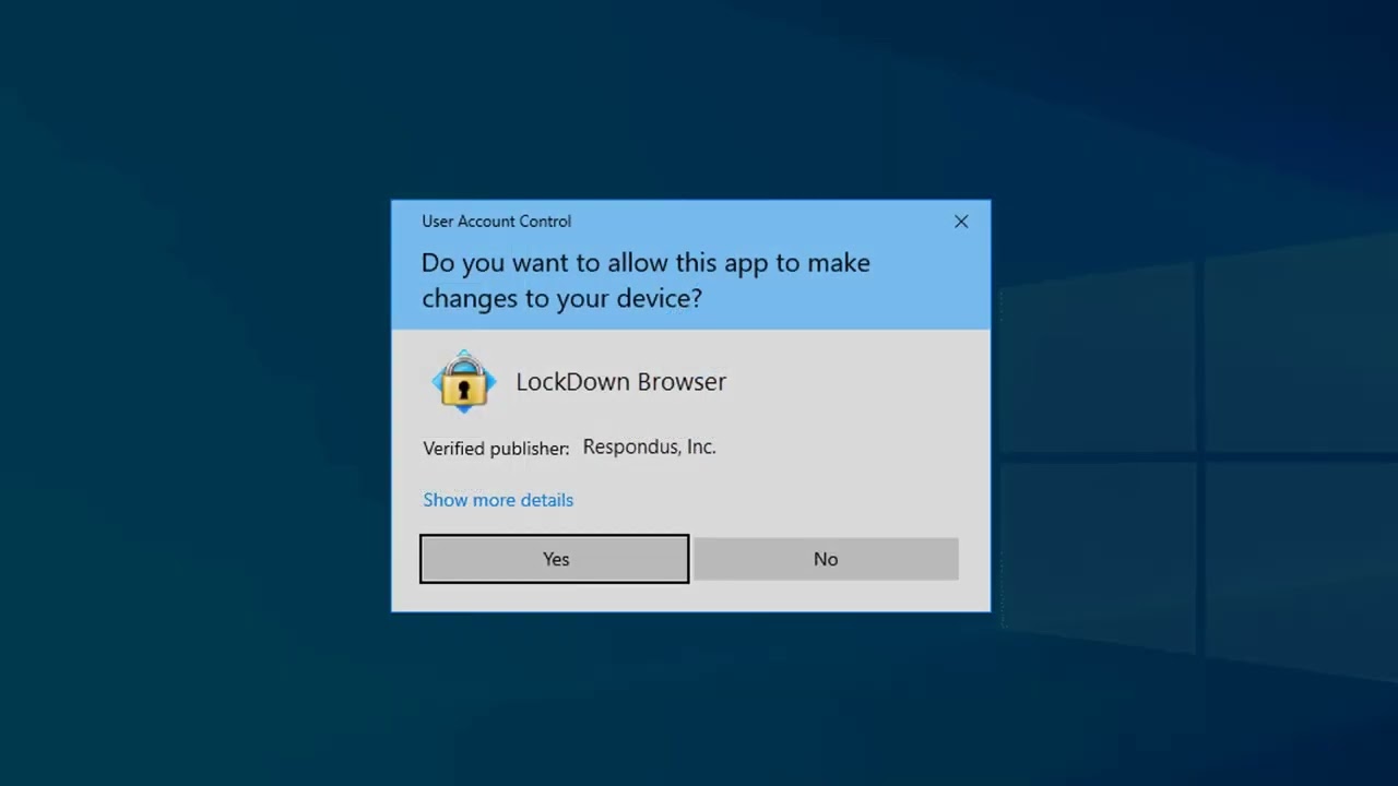 Installing LockDown Browser to Windows