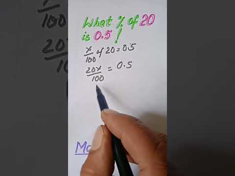 What percent of x is y#MathMarrow#Math shorts#what percent of unknown is given number
