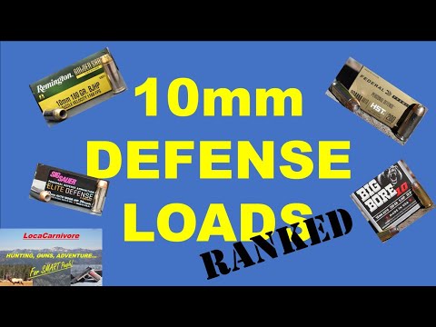 BEST and WORST 10mm Defense Loads: TESTED/RANKED