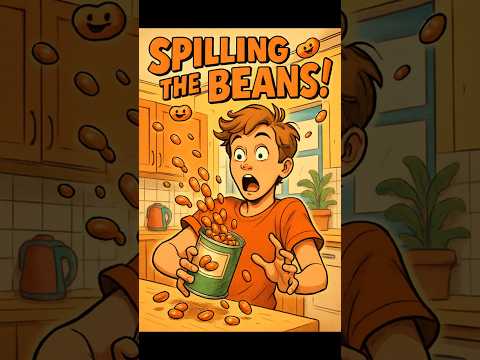 Spill the Beans: What Does It Really Mean? π€« || #english #EnglishIdioms #slang