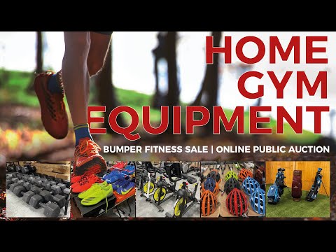 HOME GYM Equipment & FITNESS Accessories Sale | Online Public Auction