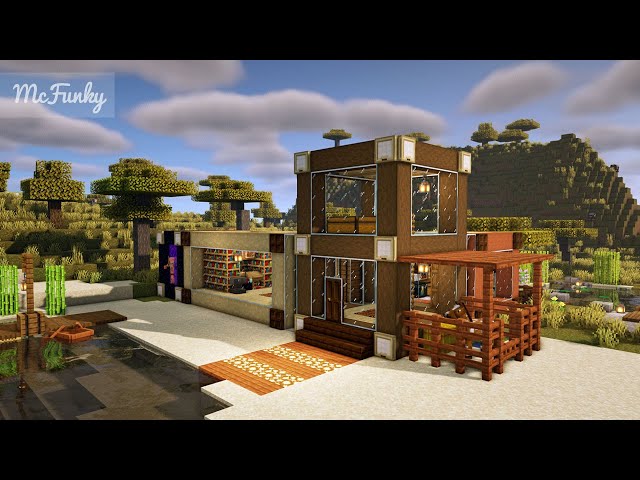 A fishing pond and Dock Minecraft Map