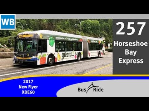 257 Horseshoe Bay Express | TransLink CMBC 2017 New Flyer XDE60 - 16225