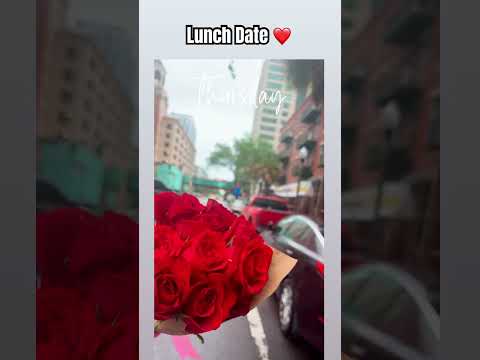 I had a great time on my lunch date today. I love flowers and he didn’t even know. #dating #roses