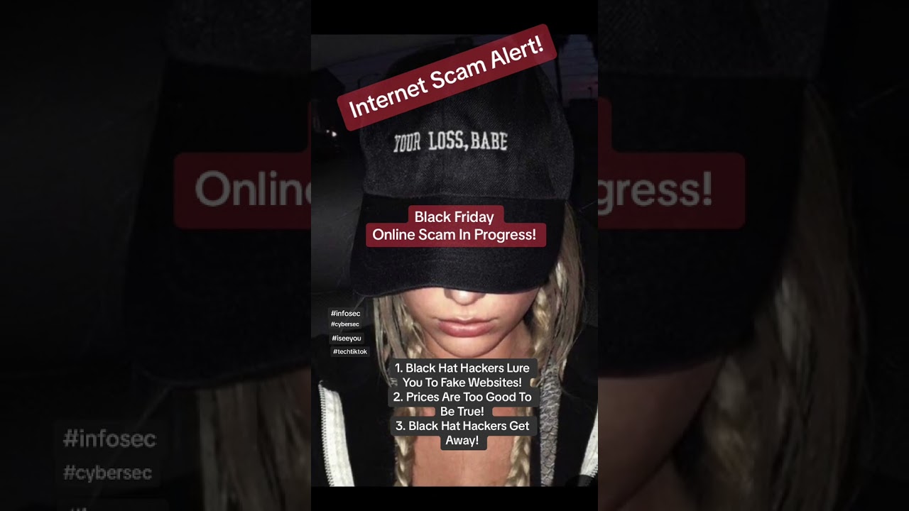 Internet Scam Alert! Black Friday Onine Scam In Progress! #cybersecurityforbeginners #internet_scam