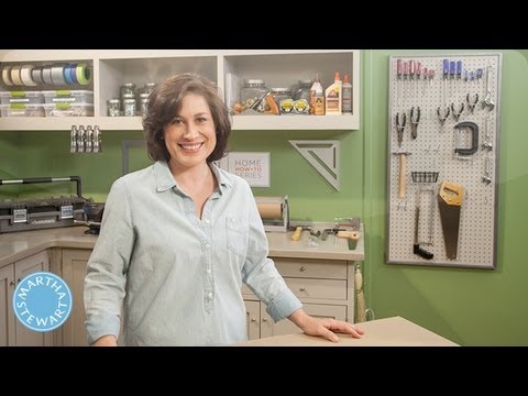 LEARN & DO Creating a Tool Pegboard - Home How-To Series - Martha Stewart