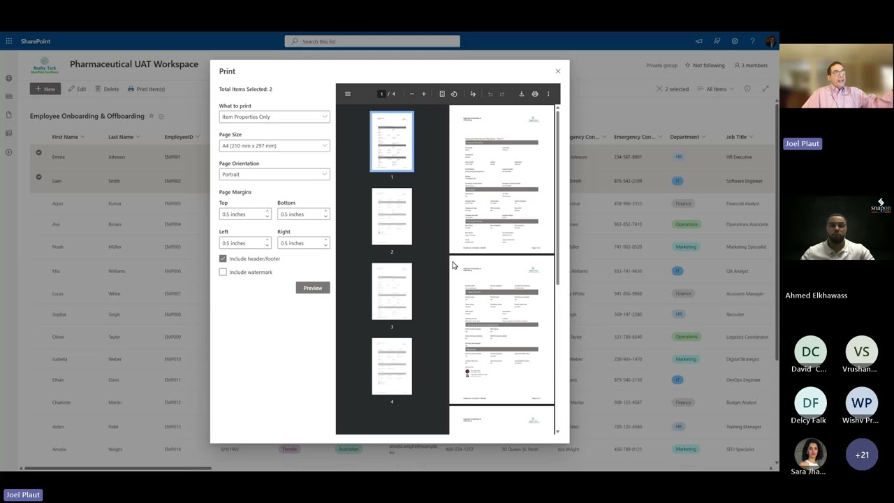 Streamlining SharePoint Forms & Workflows: No Code Solutions for Smarter Forms & Printing