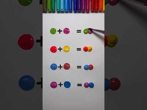 Mixing colors! 🎨🎨