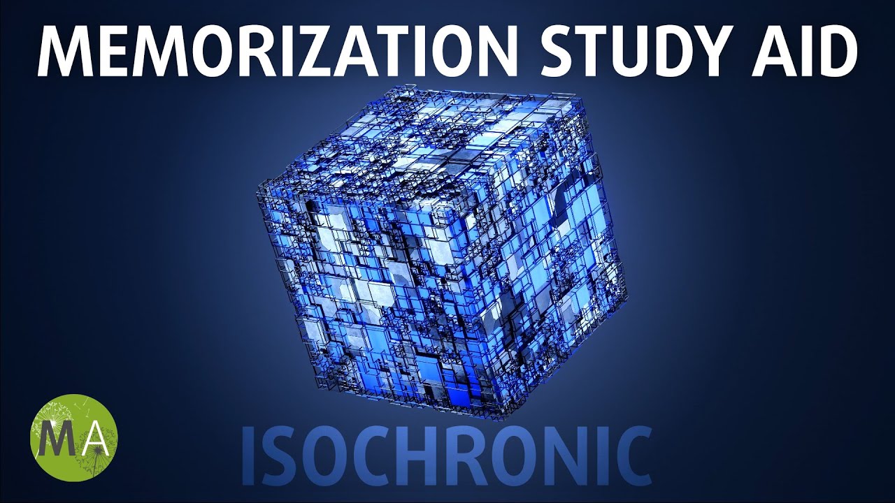 Memorization Study Aid with Alpha/Beta Wave Isochronic Tones