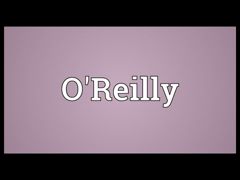 O'Reilly Meaning